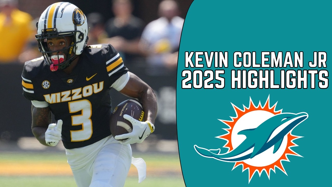 Kevin Coleman Jr. Highlights 🔥 | Welcome to the Dolphins - YouTube
