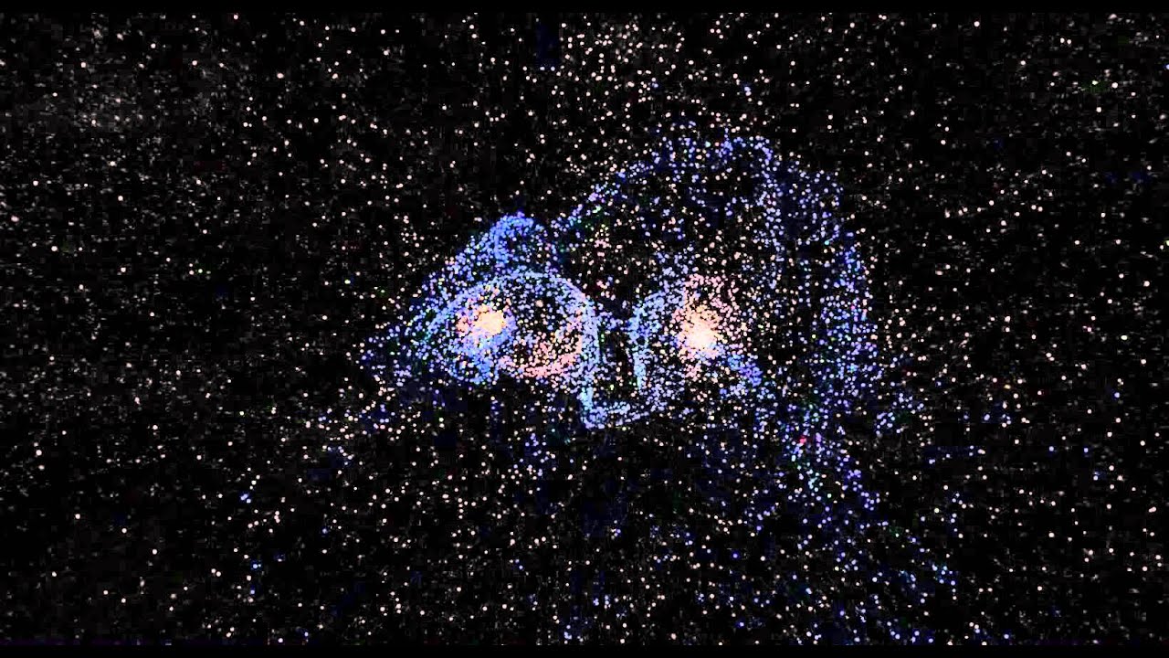 M31 (Andromeda) and our Milky Way collide 2 perspectives in Universe ...