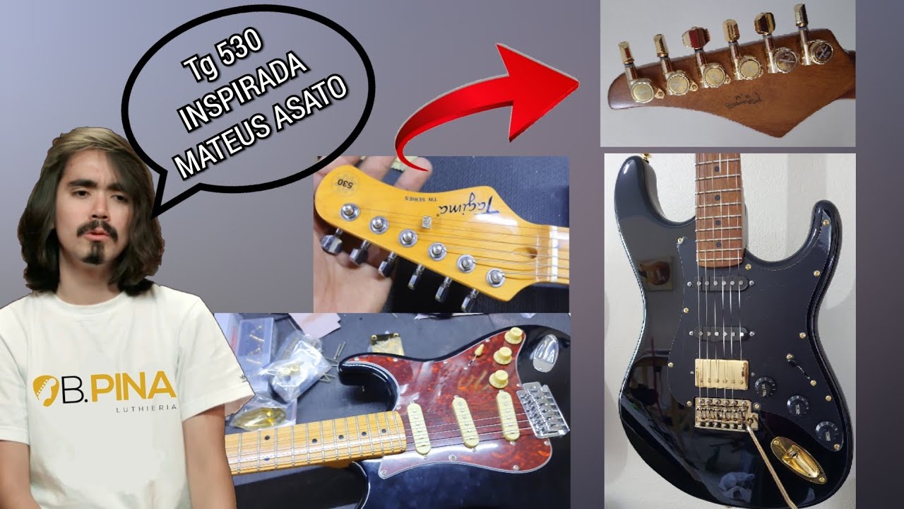 Tagima Tg 530 - "Réplica"? Inspiração Matheus Asato - YouTube