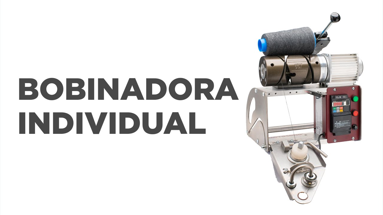 Bobinadora individual textil - Modelo LU - YouTube