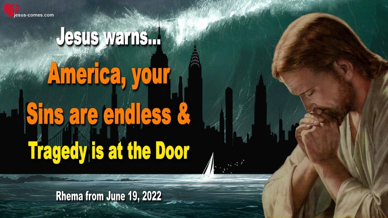 America, your Sins are endless & Tragedy is at the Door ️ Warning from ...
