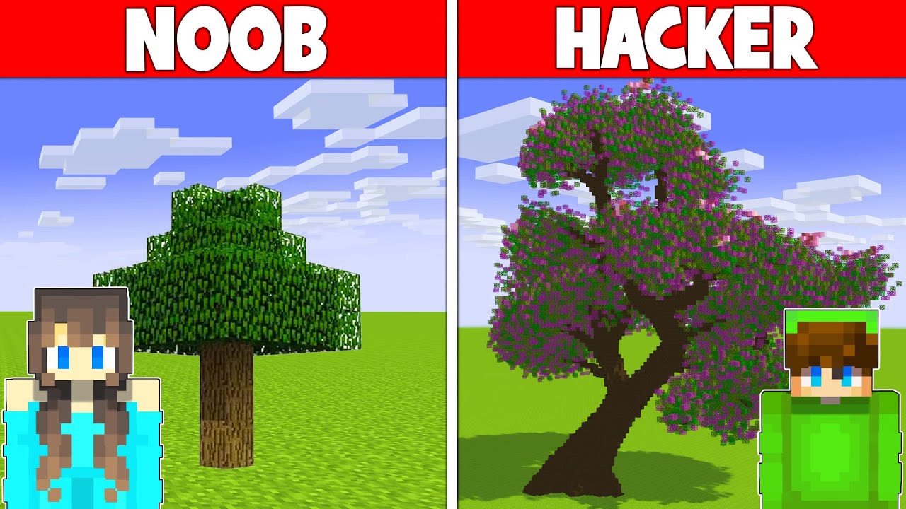 NOOB vs HACKER: I Cheated in a Build Challenge in Minecraft! - YouTube