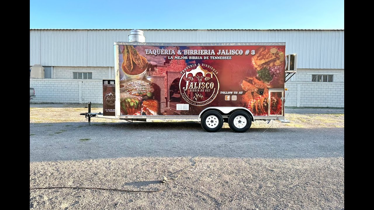 Food Trailer / Remolque de comida #RDN 8x18pies Rotulada: Taqueria y ...