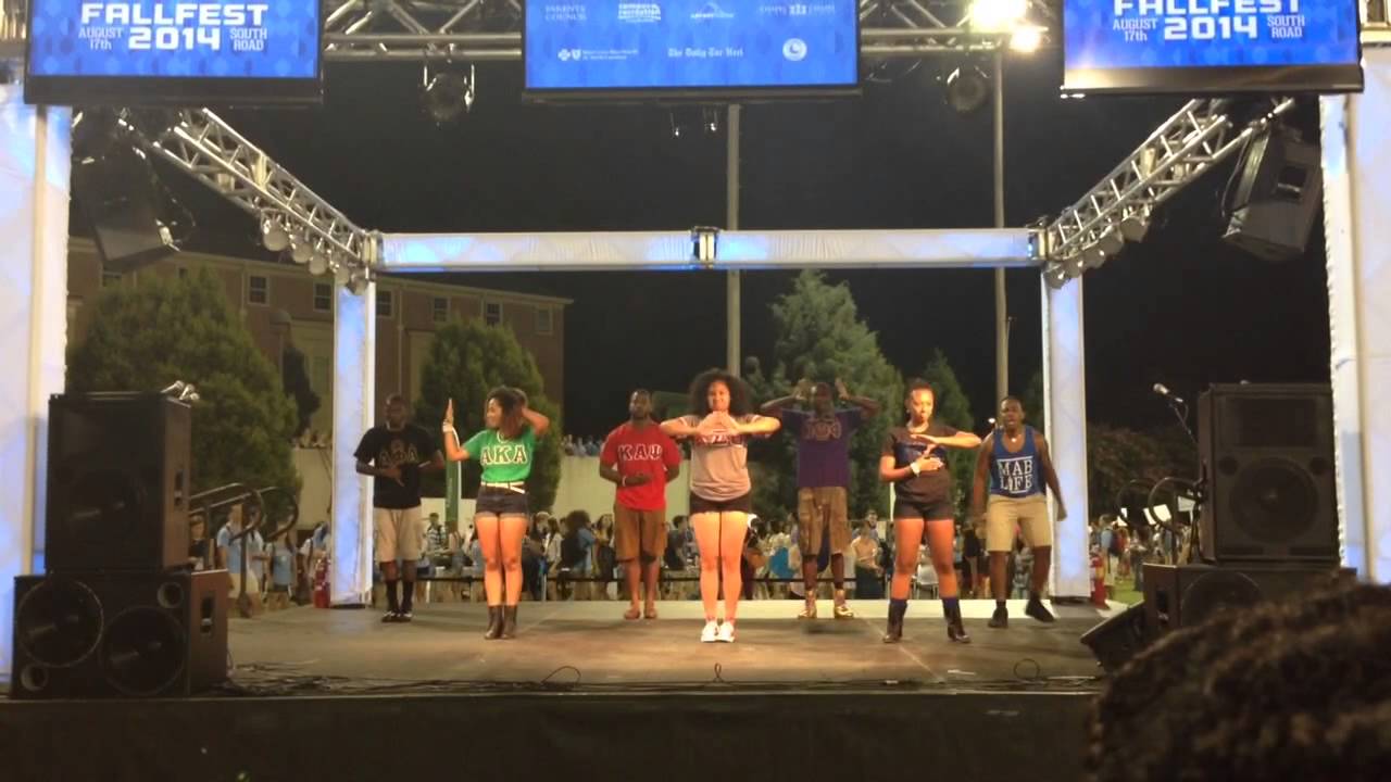 NPHC Unity Step @ UNC Fall Fest 2014 - YouTube
