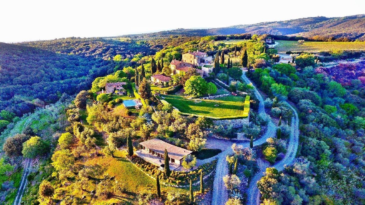 Castello di Vicarello Hotel Tuscany Cinigiano Italy - YouTube