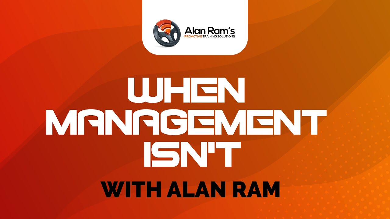 When “Management” Isn’t with Alan Ram - YouTube