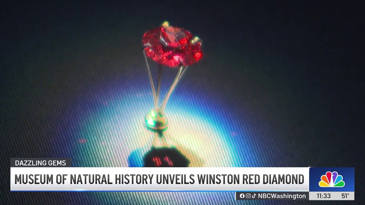 A dazzling rainbow of diamonds goes on display at Smithsonian | NBC4 ...
