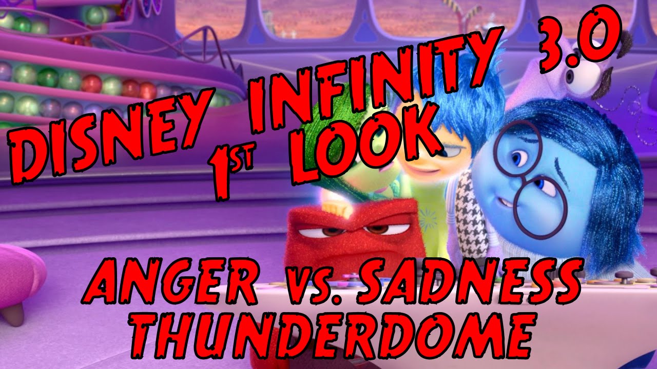 Disney Infinity 3.0 1st Look - Anger vs Sadness Thunderdome! - YouTube