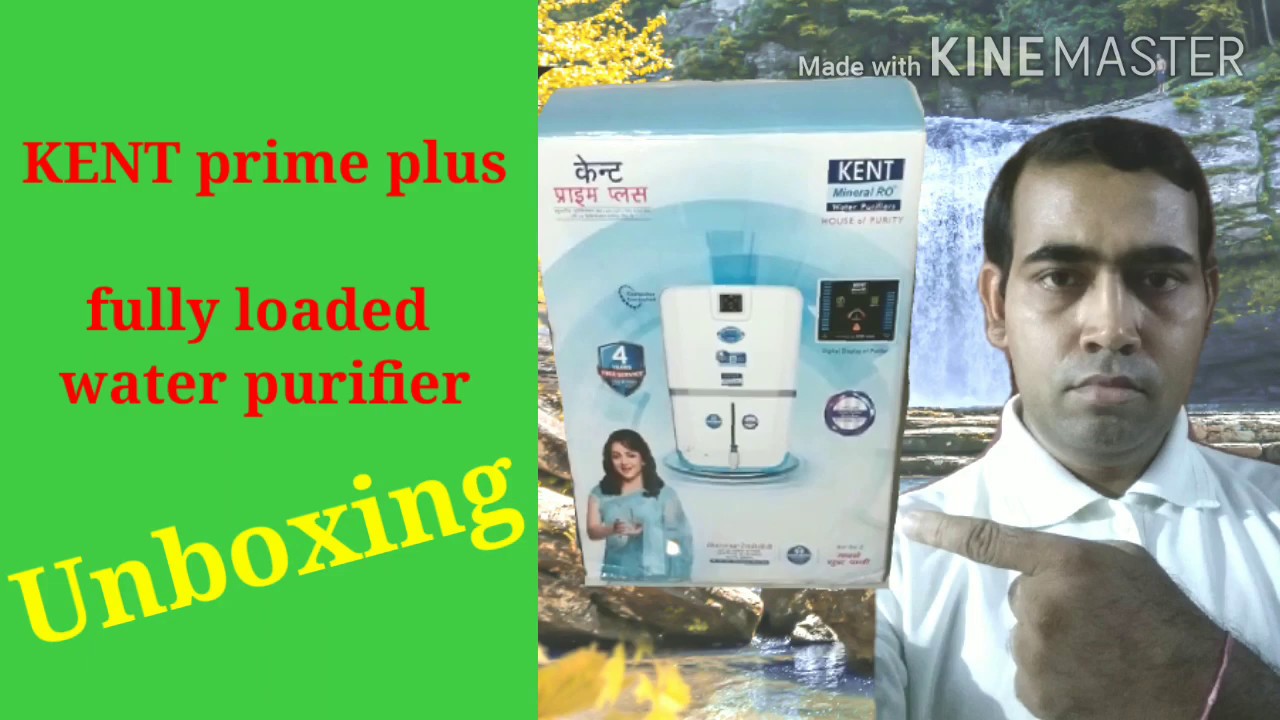 Unboxing and review of a KENT prime plus RO water purifier - YouTube