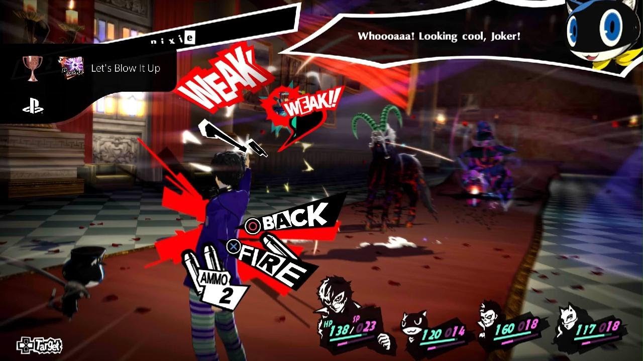 Persona 5 Royal Let's Blow It Up BRONZE Trophy Defeated enemies via ...