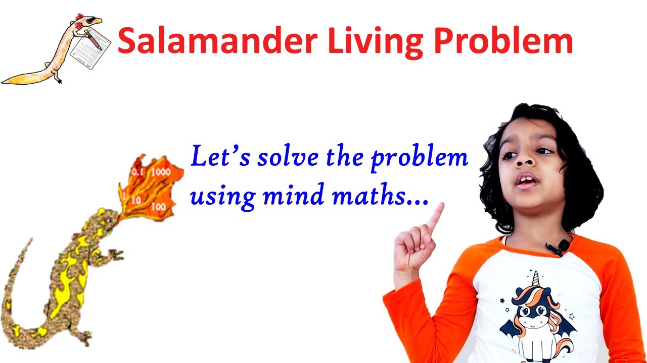 Word Problem of Salamander life||Find the living age using Mind Maths ...