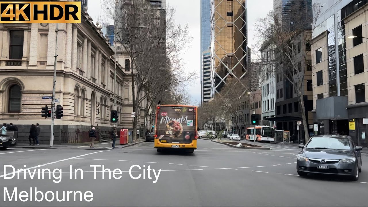 Driving In The City | Melbourne Australia | 4K HDR - YouTube