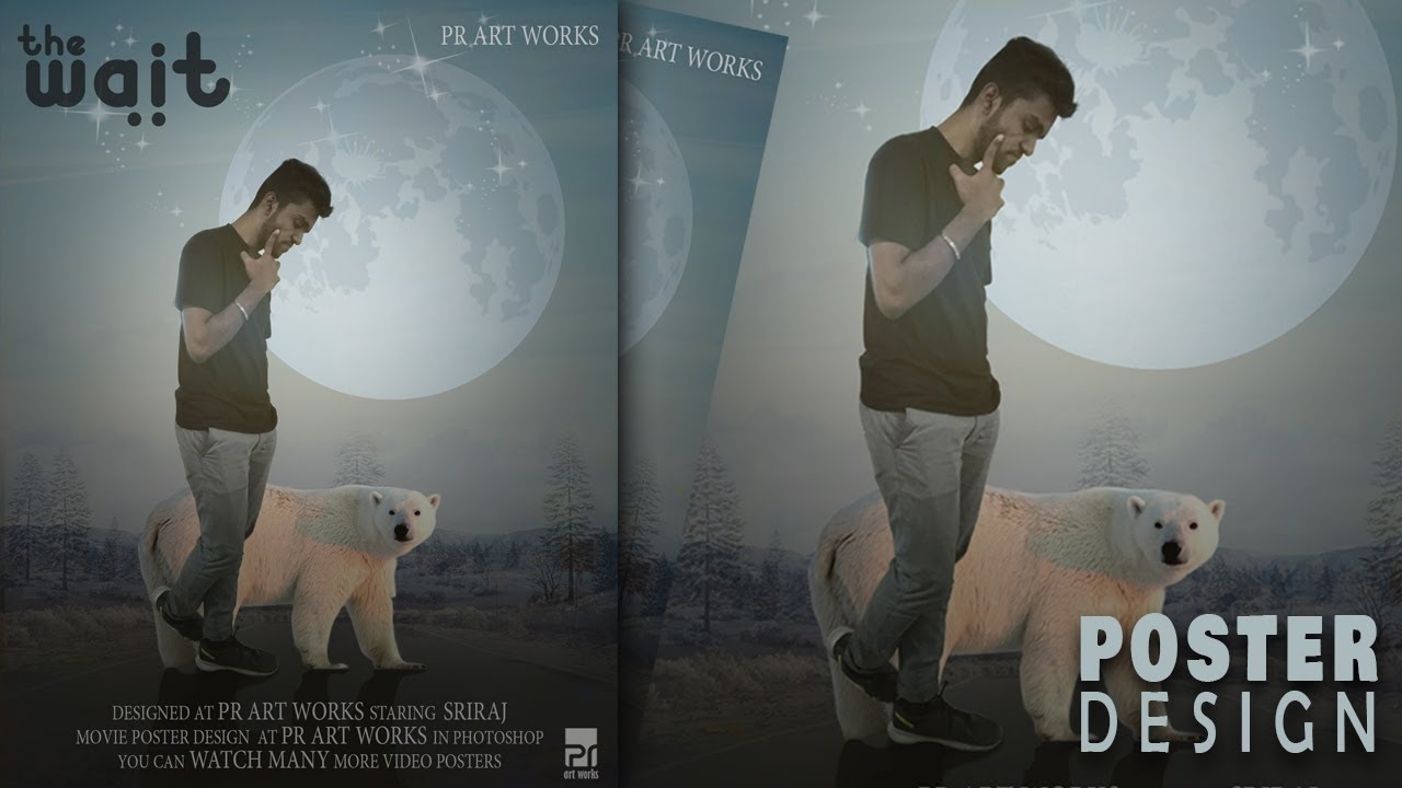 How to Create Dramatic Movie Poster In Photoshop - YouTube