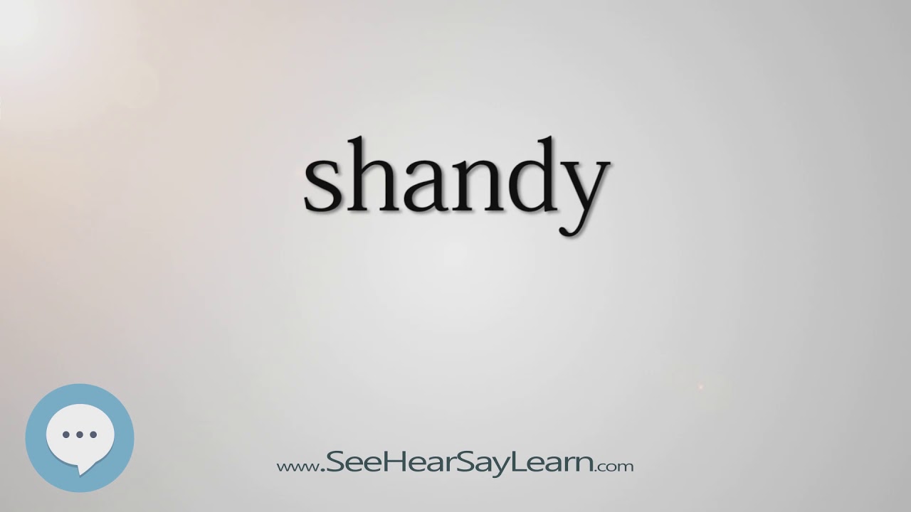 shandy (Every English Word Pronounced) 📕🔊🗣️😎 - YouTube
