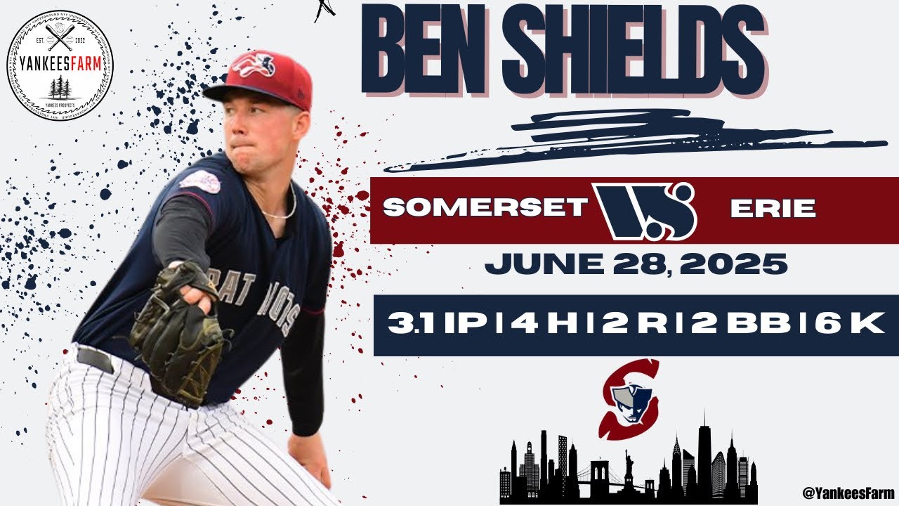 Ben Shields Vs. Erie SeaWolves 6/28/25 - YouTube