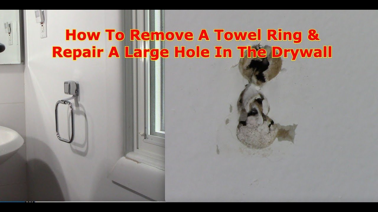 How To Remove A Towel Ring YouTube how-to-remove-a-towel-ring-youtube