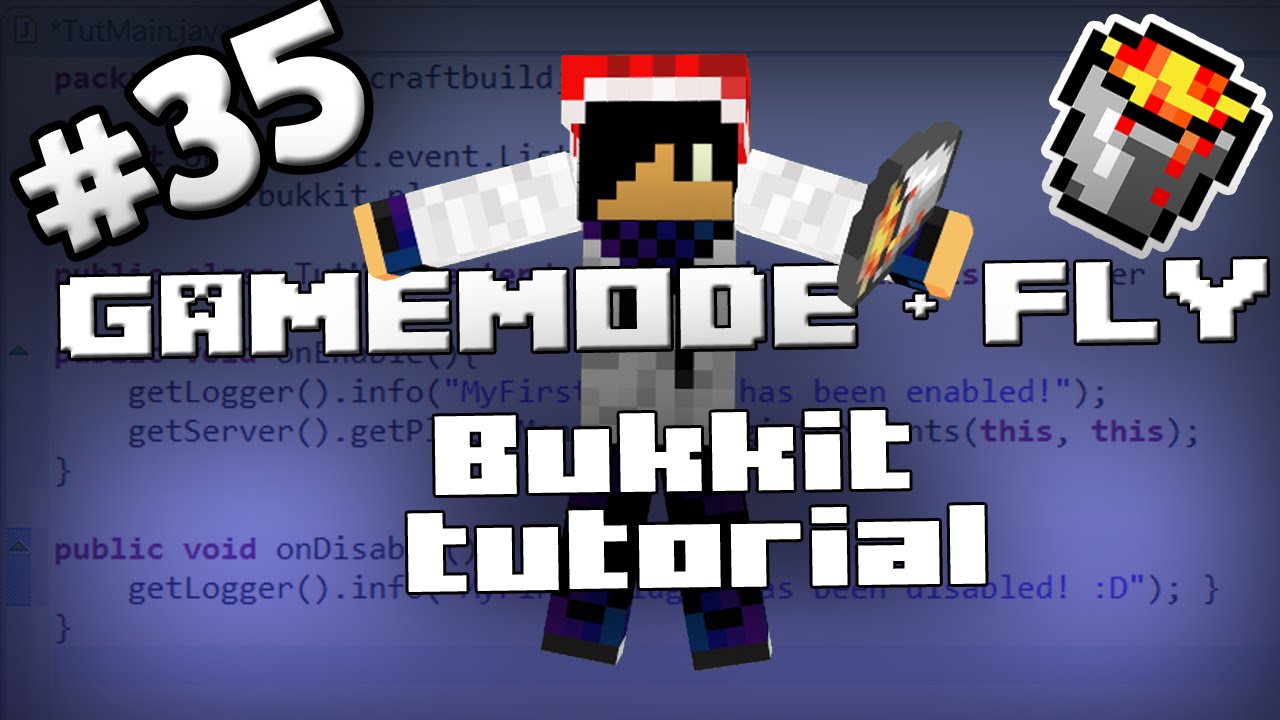 BUKKIT PLUGIN TUTORIAL #35| GAMEMODE + FLY - YouTube