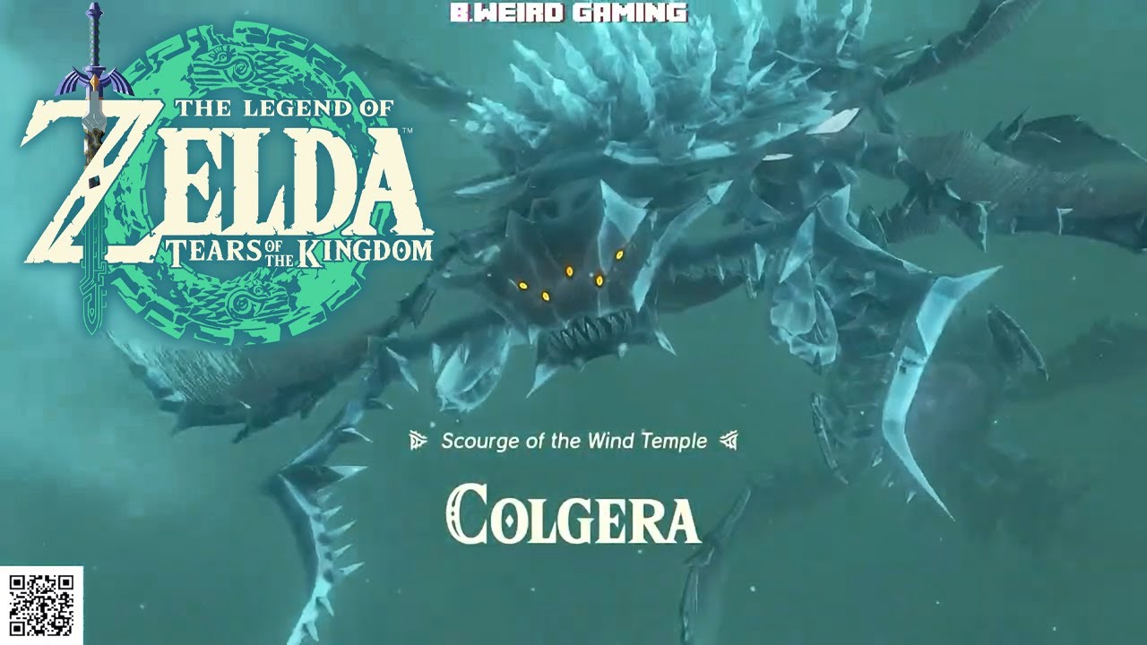 Legend of Zelda: Tears of the Kingdom Colgera Boss Fight! 4K - YouTube