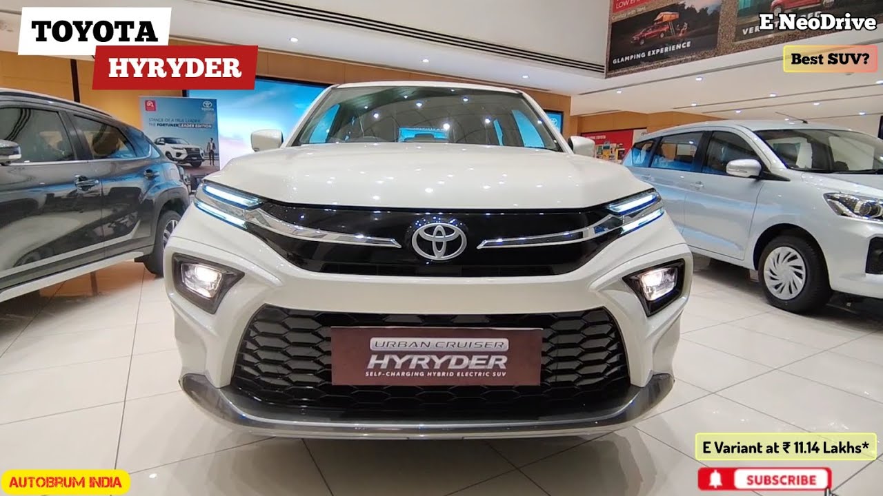 Toyota Urban Cruiser Hyryder E NeoDrive | Detailed Review | Features ...