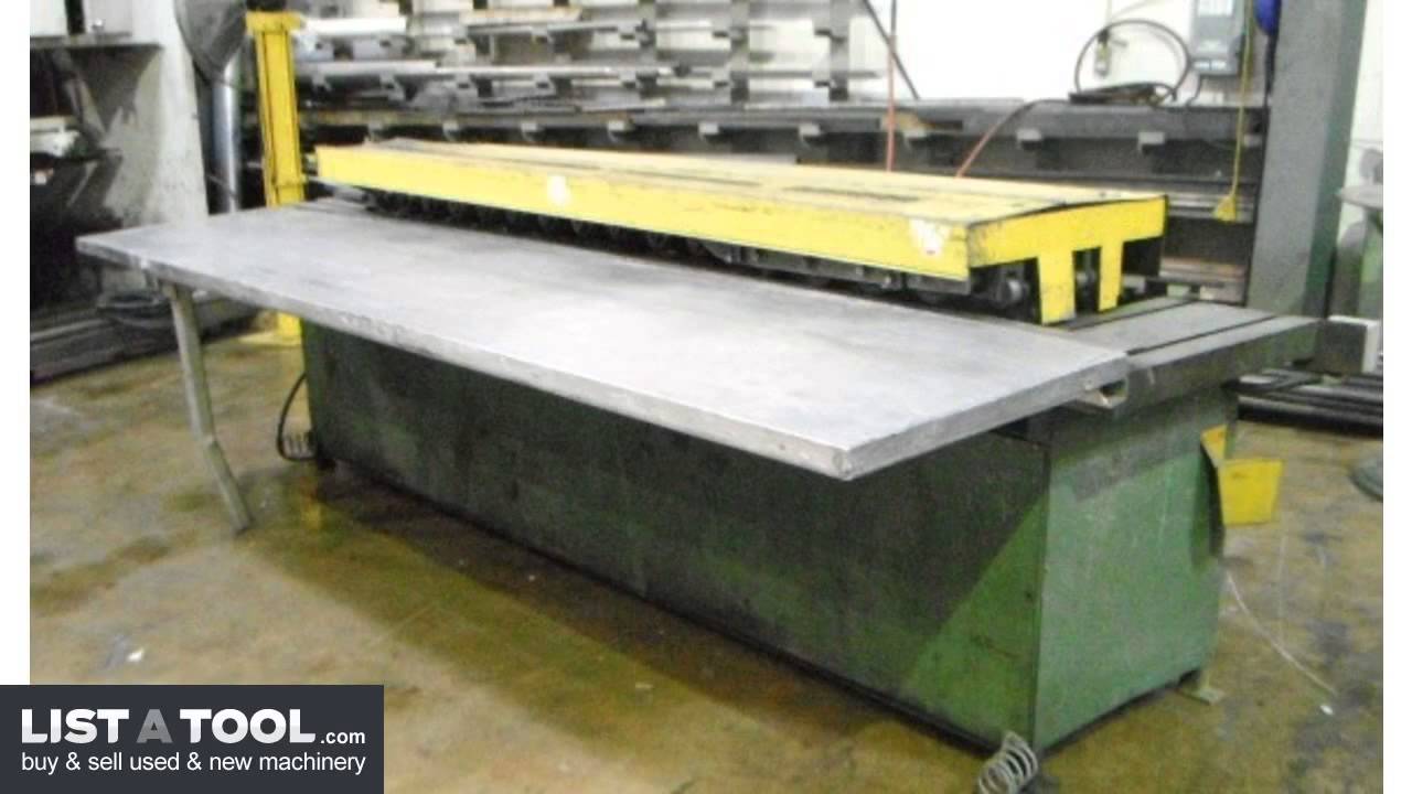 Engel 1640 Sheet Metal Forming Machinery - YouTube