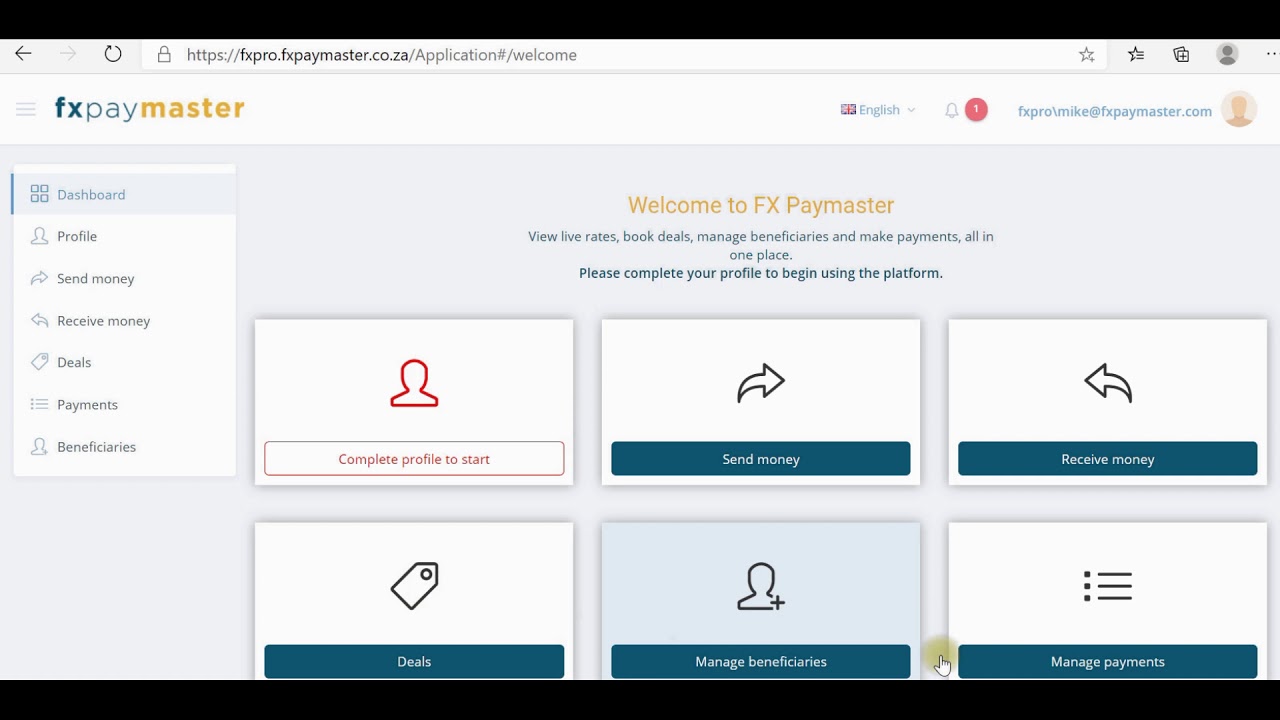 FX Paymaster Demo Account - YouTube