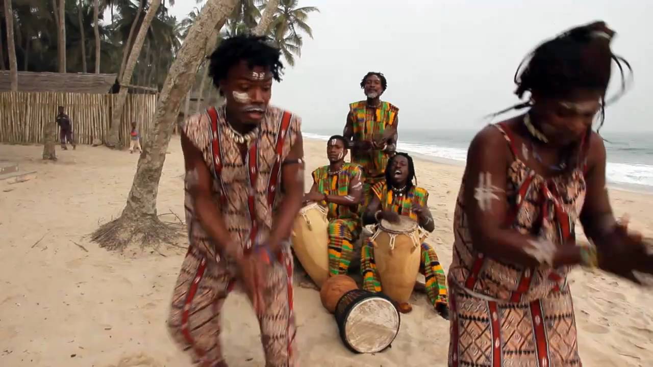 kokrobite dance ensemble - YouTube