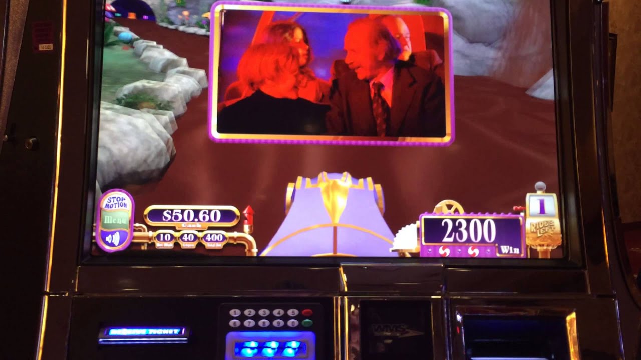 Willie Wonka Slot Machine Bonus - Chocolate River Bonus - YouTube