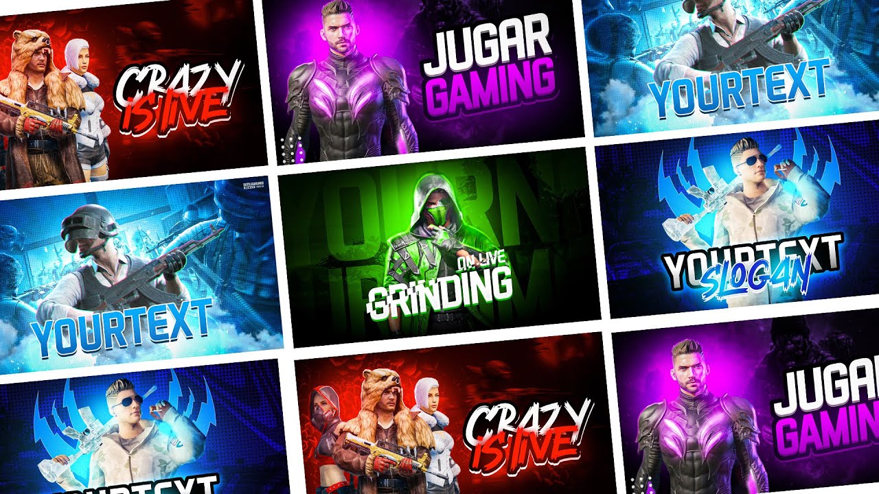 05 Best Gaming Thumbnails Pack | BGMI&PUBG | Which is Completly FREE ...