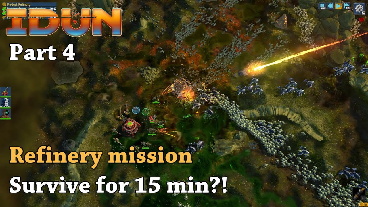 IDUN Frontline Survival - Part4 - Refinery mission Survive for 15 miun ...