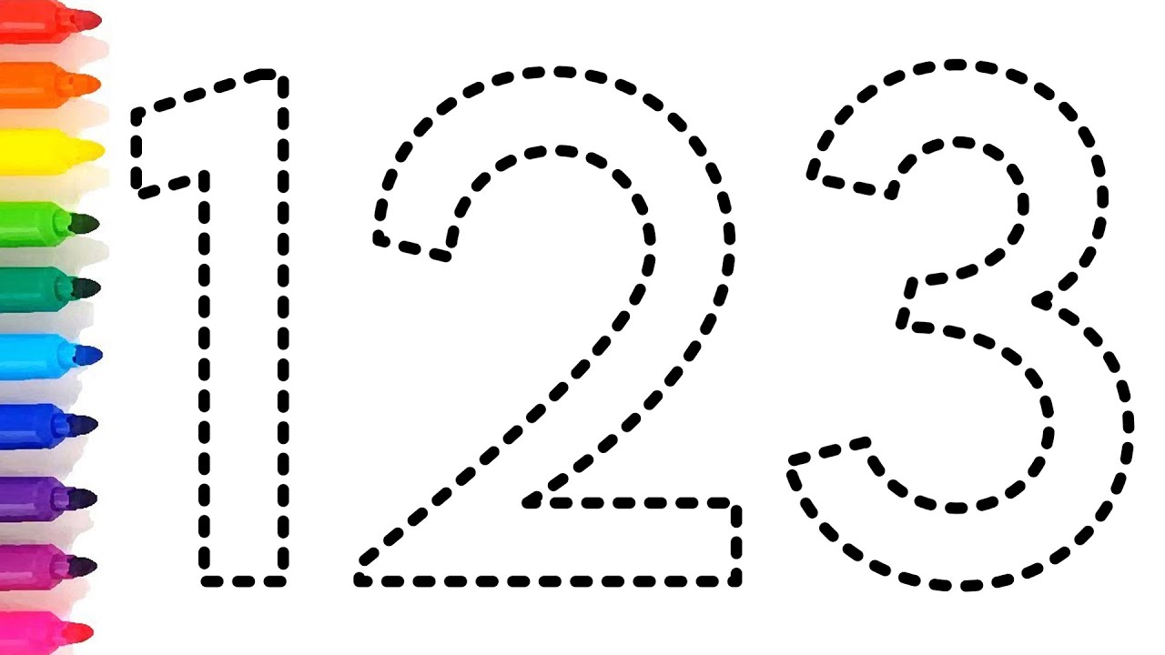 숫자 1부터 30까지 따라 쓰고 색칠공부 영어숫자놀이 아이들을 위한 영어로 숫자세기 Learn Numbers Youtube