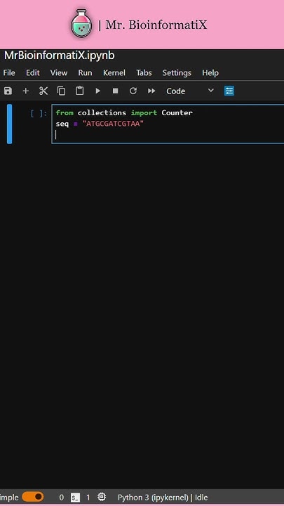 Python for Bioinformatics | Python for Beginners - YouTube