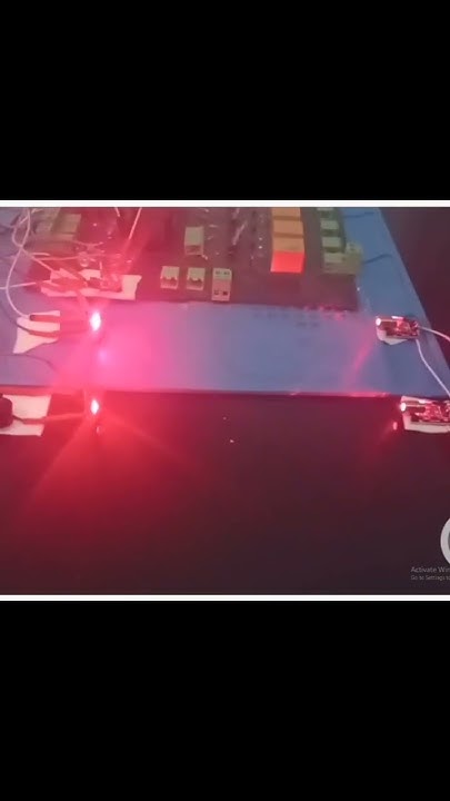 Making a LASER security system using PIC16F877A microcontroller. #electronics #firedetection ...