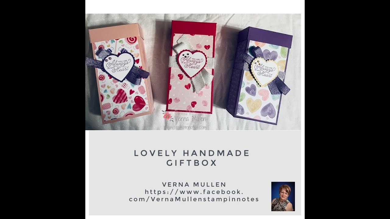 Lovely Handmade Gift Box (Farm Fresh Cards) - YouTube