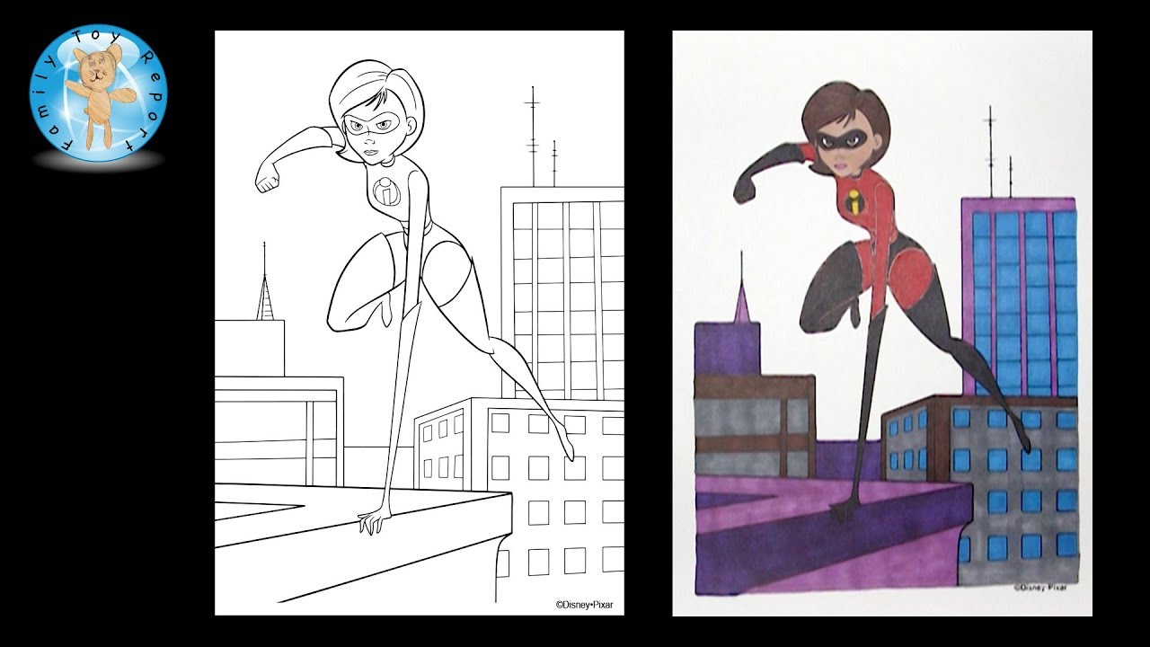 Disney Pixar Incredibles 2 - Mrs. Incredible - Elastigirl - How to ...