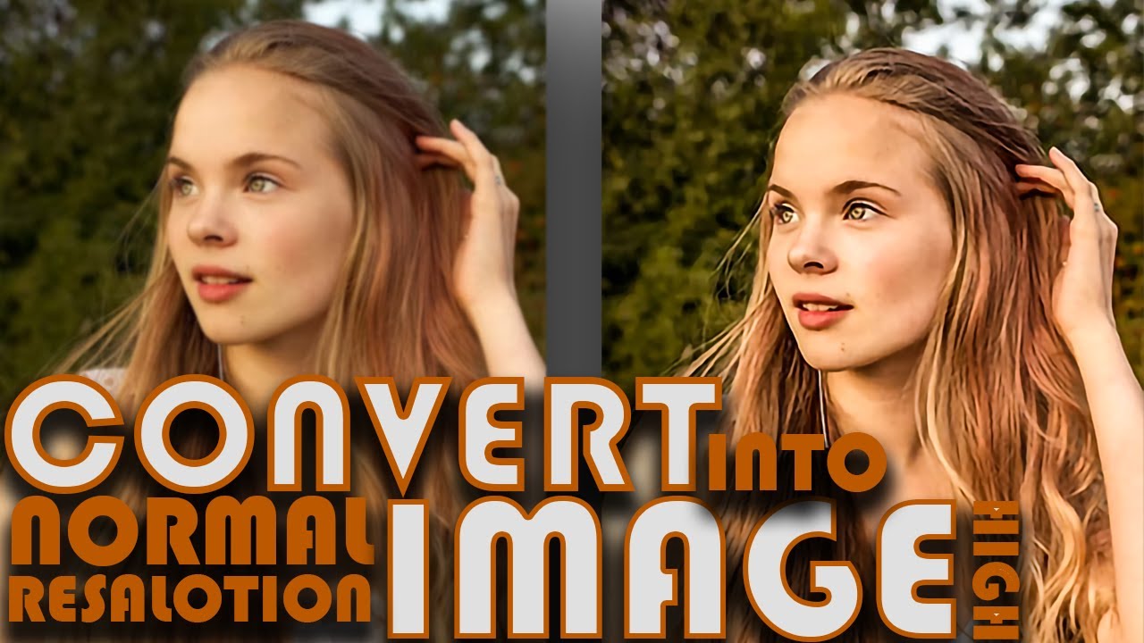 Turn a Normal Photo into HDR & High Resolution | Photoshop Tutorial for ...