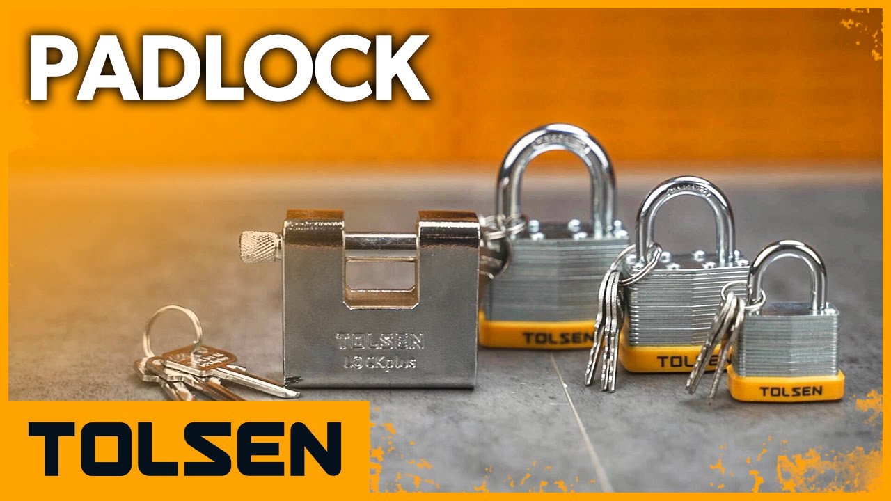 What Makes TOLSEN Padlocks Anti Lever And Laminated For Security? - YouTube