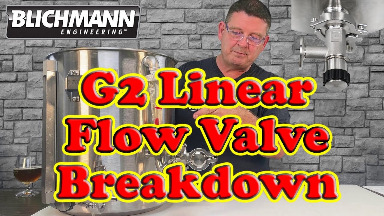 Blichmann Brew easy compact - Tri-Clamp G2 Linear Flow Valve with rotating dip tube - YouTube