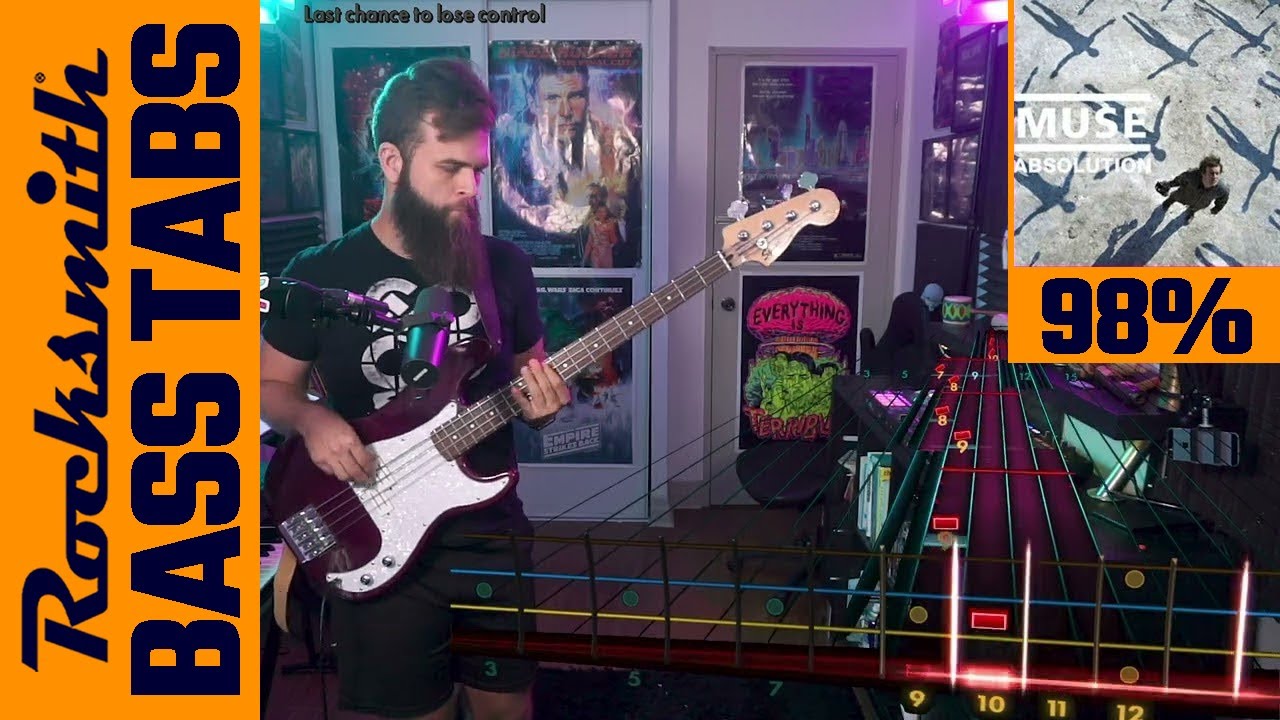 Muse－Hysteria｜Bass Tabs [E Standard][Rocksmith] - YouTube