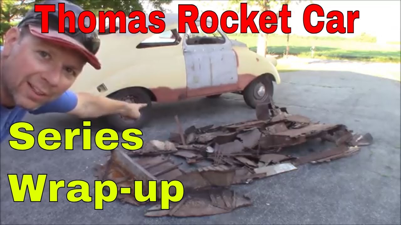 Thomas Rocket Car Restoration: Metal Work Finished and Walkaround - YouTube