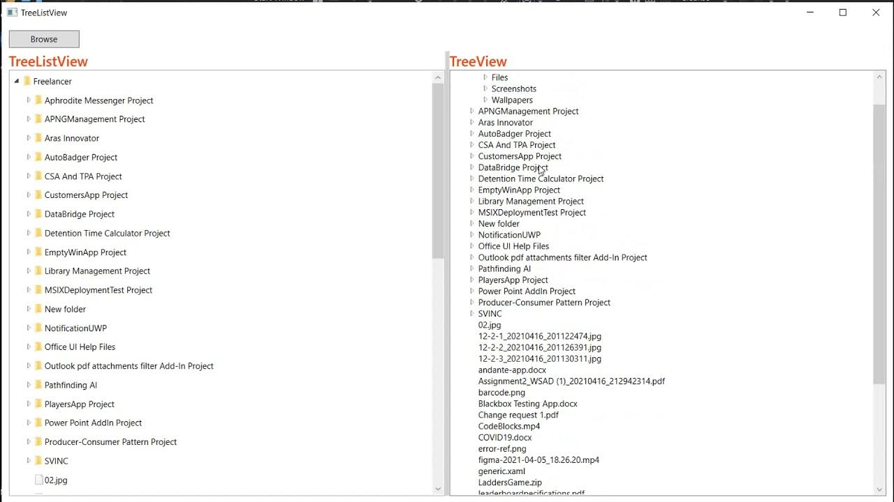 TreeListView - C# and XAML - YouTube