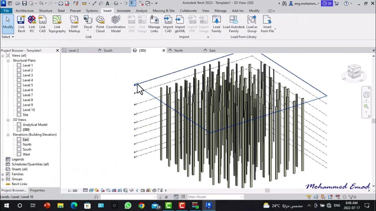 Automate Reinforced Column Modeling from AutoCAD in Revit with Dynamo - YouTube