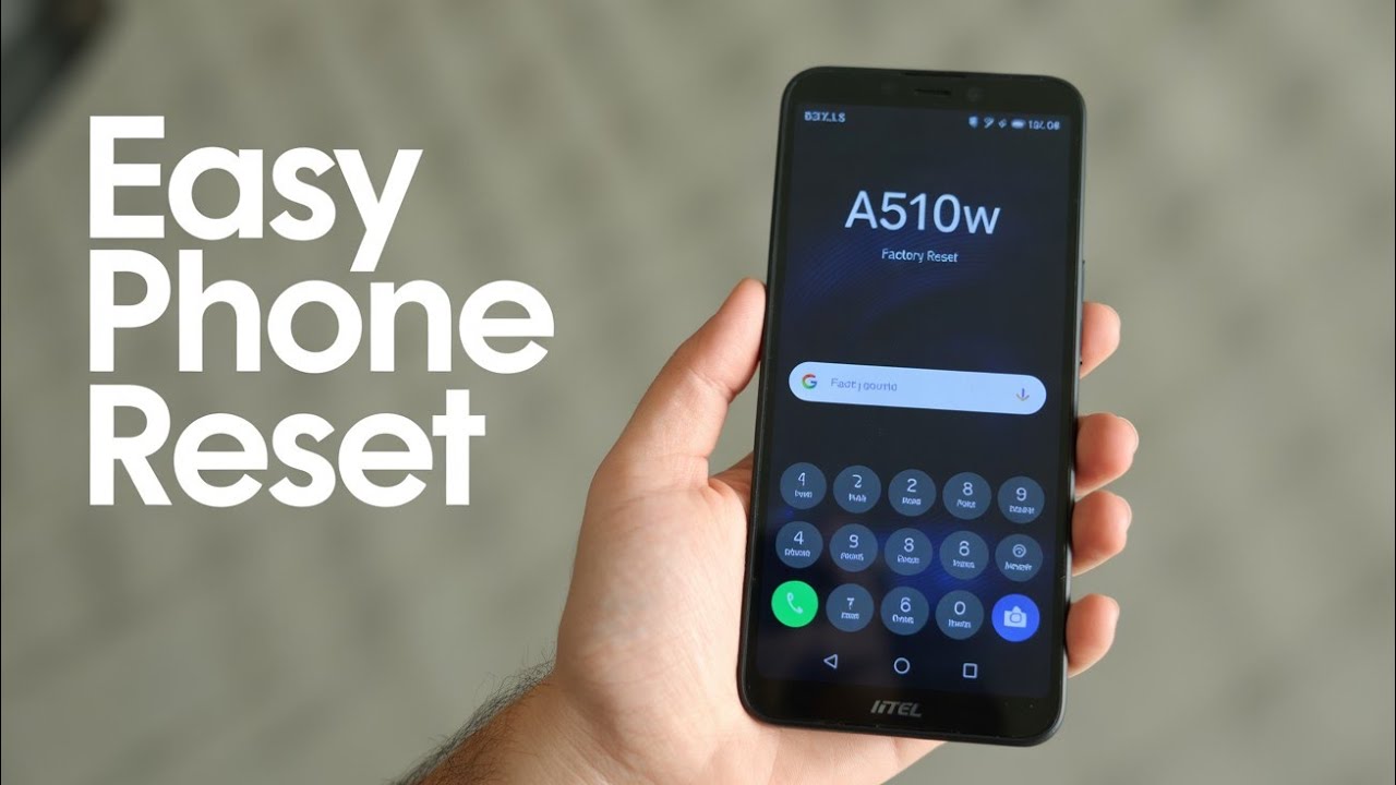 Reset Your ITEL A510W A16 Plus BACK TO FACTORY SETTINGS NOW! - YouTube