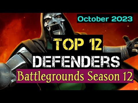 MCOC Top 12 Defenders for Battlegrounds Season 12 | October 2023 ...