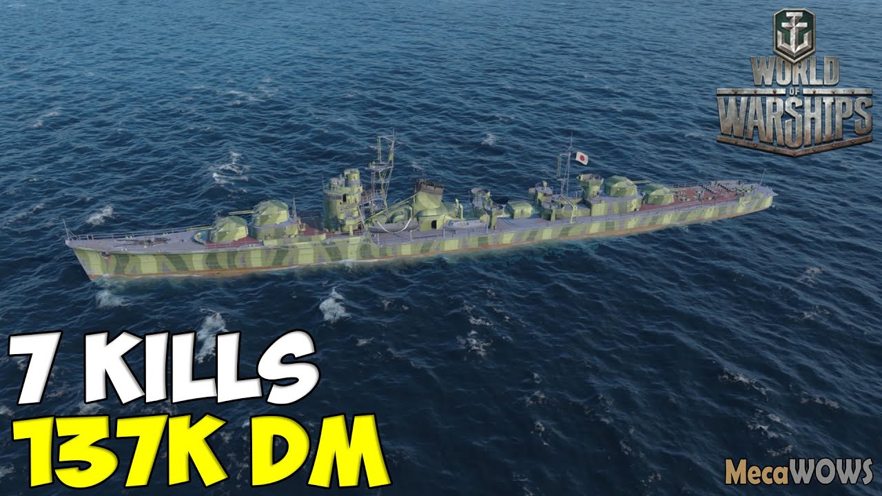 World of WarShips | Akizuki | 7 KILLS | 137K Damage - Replay Gameplay ...