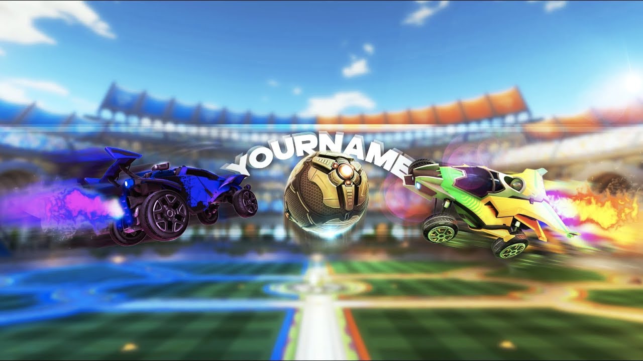 Rocket League - Speed Art & Free PSD Download! - YouTube