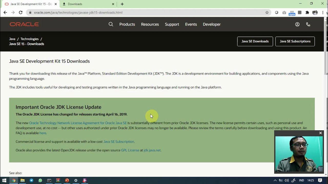 Tutorial Instalasi Java SE Development Kit (JDK) dan Setting Variabel ...