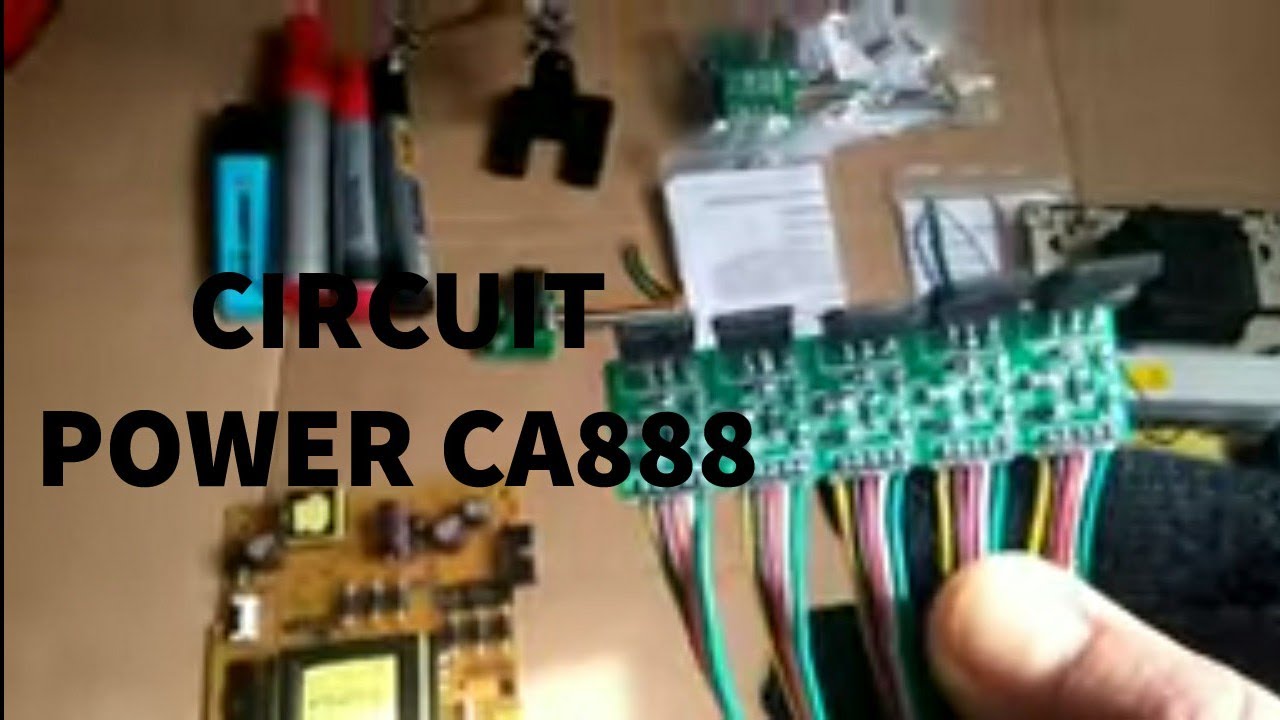 24 POWER SUPLY STR CA888 - YouTube