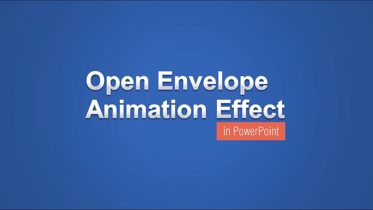 Open Envelope Animation Effect Youtube