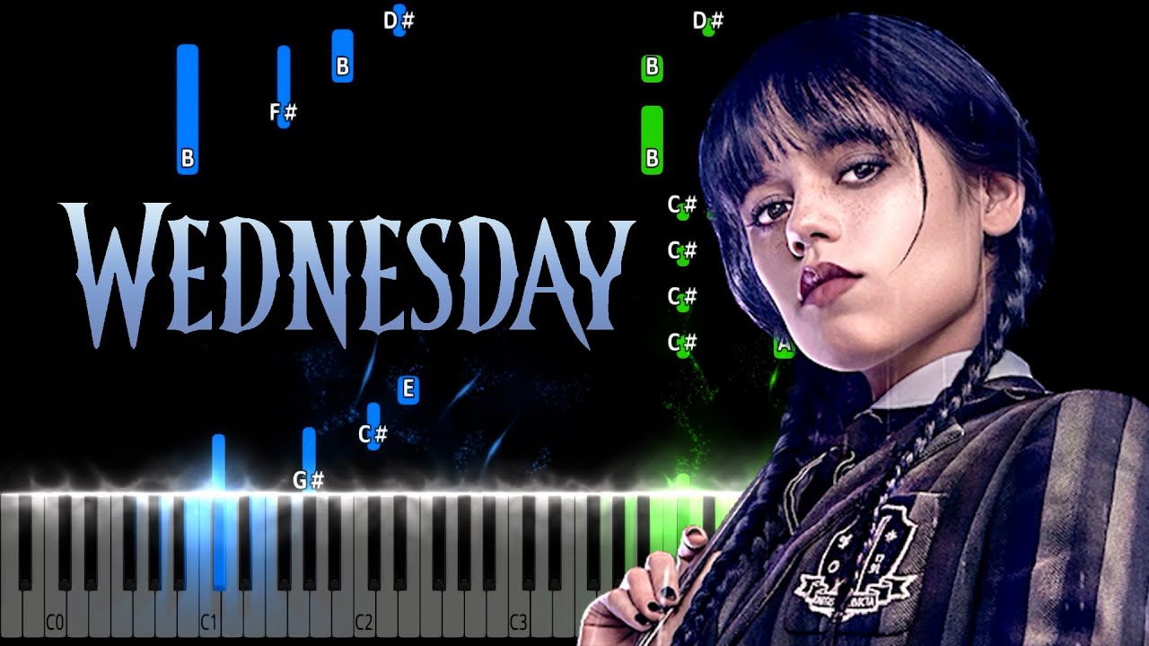 Lady Gaga - Bloody Mary (Sped Up) | Wednesday Piano Tutorial - YouTube