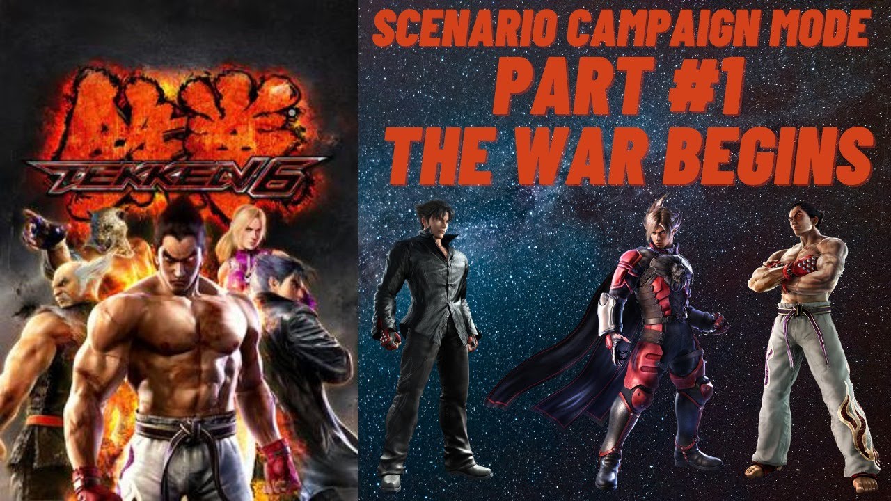 Tekken 6 Scenario Campaign Mode Part #1 (The War Begins) - YouTube